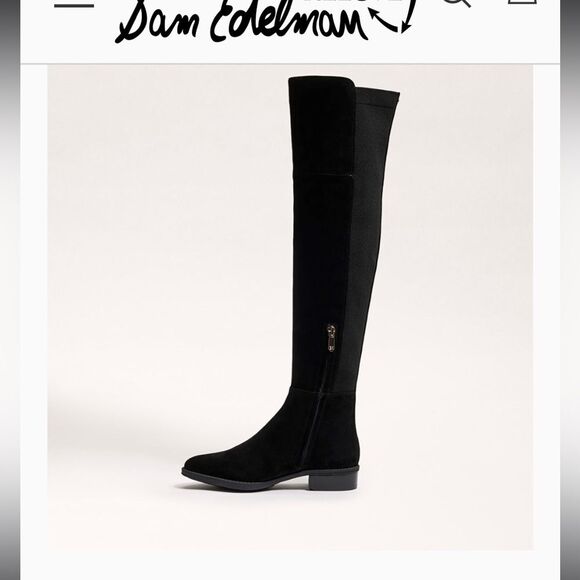 Sam Edelman | Shoes | New Sam Edelman Pam Over The Knee Boot Black ...